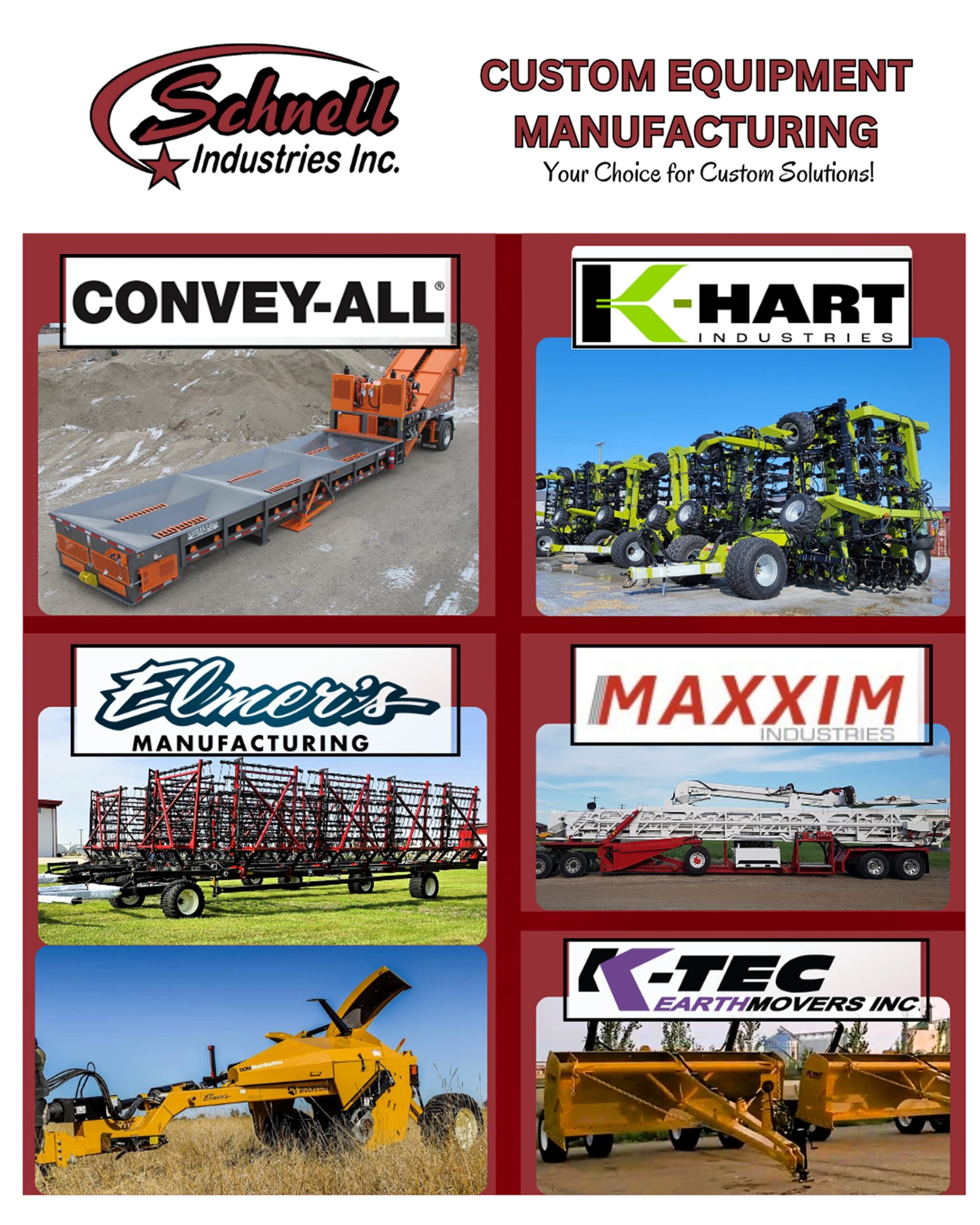 Custom Conveyor Equipment Manufacturing - Schnell Industries